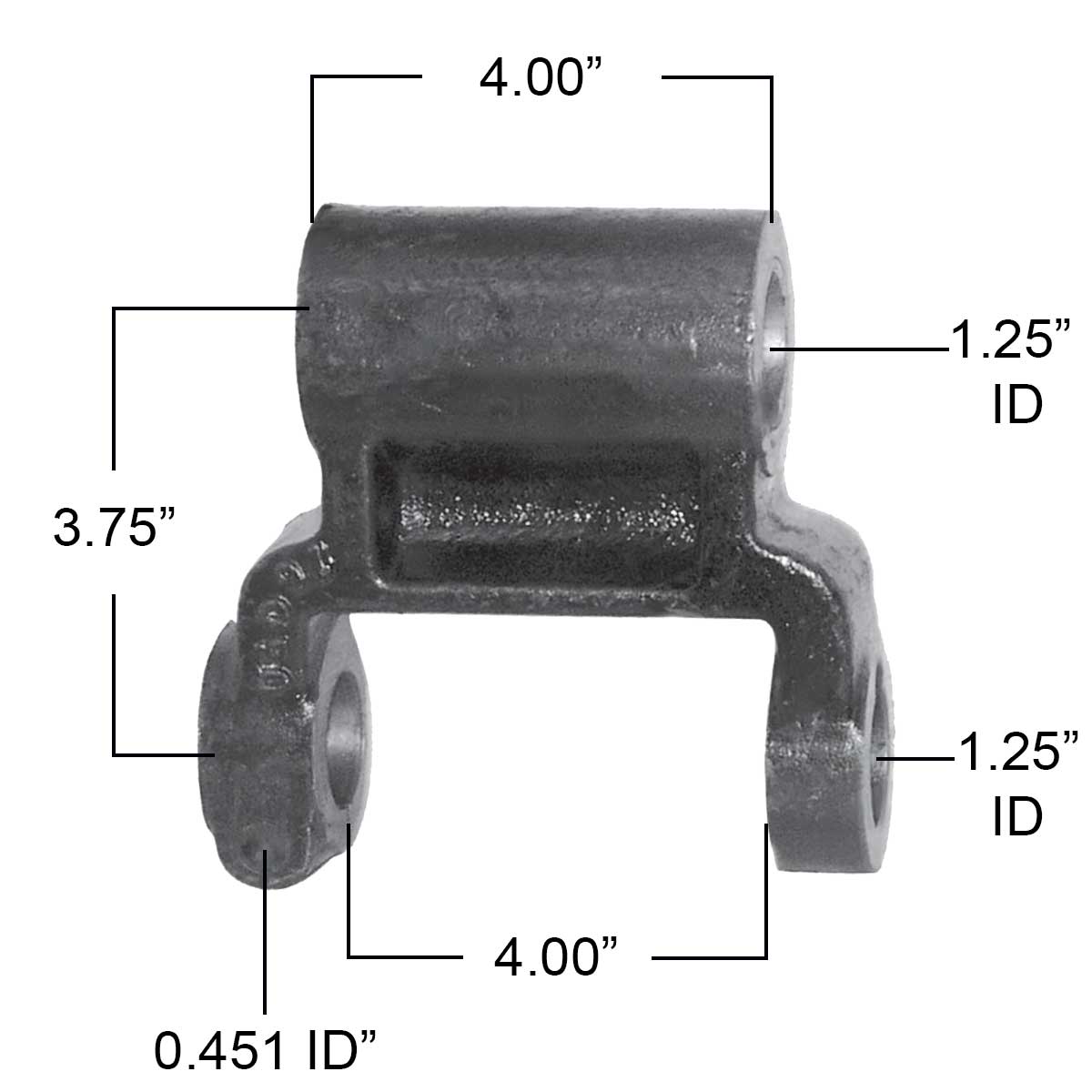 Bluebird Front Leaf Spring Shackle | M1948 | Spring Works