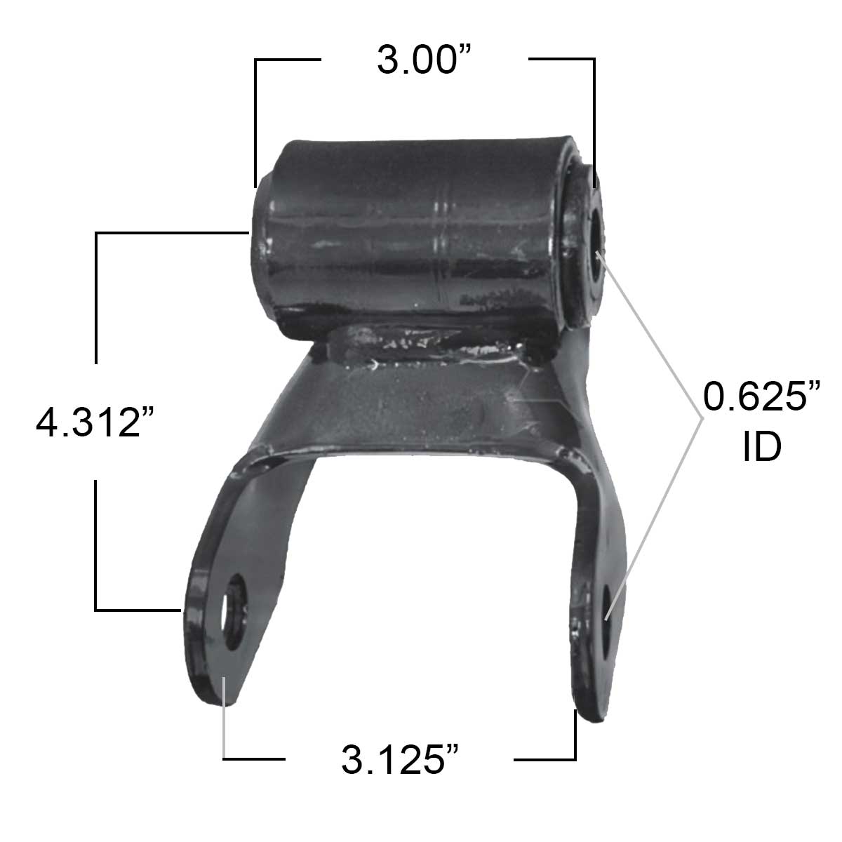 Chevrolet & GM Rear Leaf Spring Shackle | M1628 | Spring Works