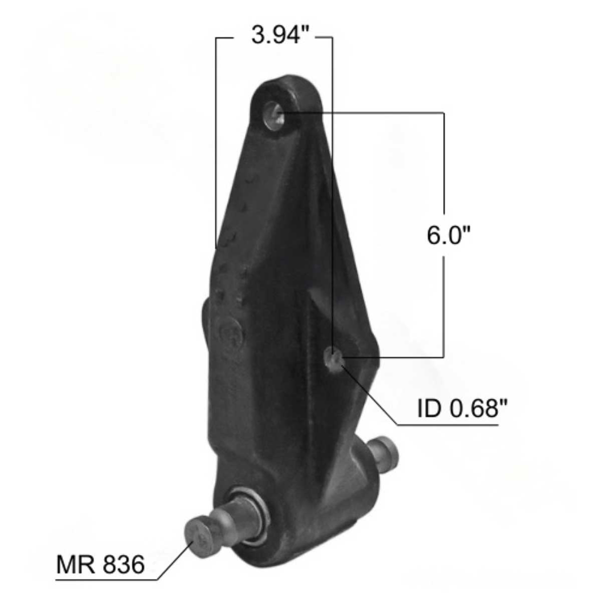 Kenworth Rear of Front Leaf Spring Hanger | M1813 | Spring Works