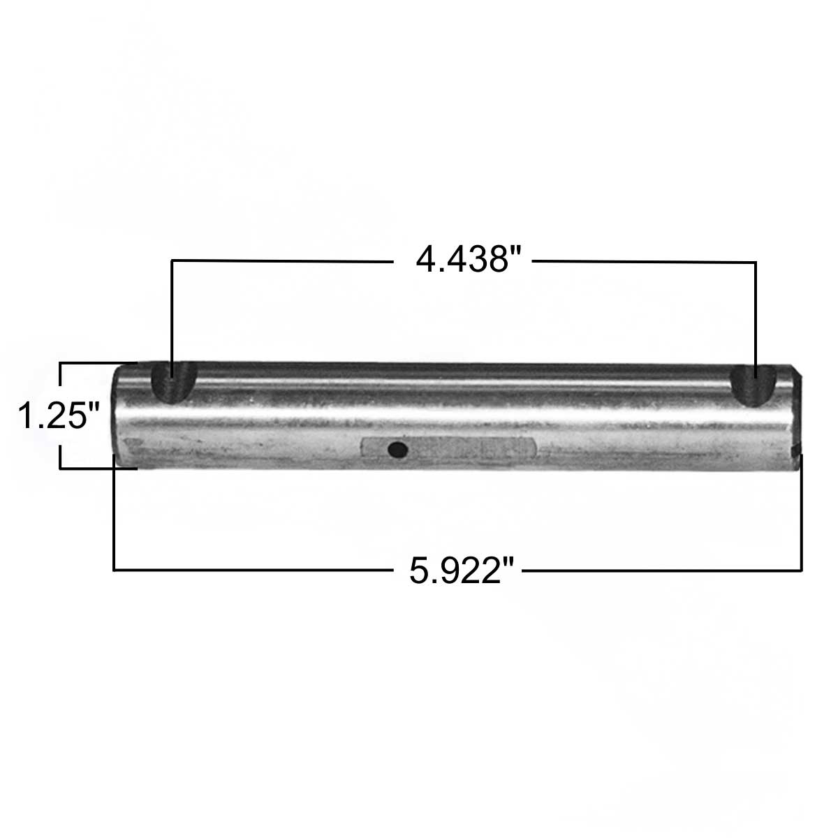 Peterbilt Rear of Front Leaf Spring Pin | SB-1402 | Spring Works
