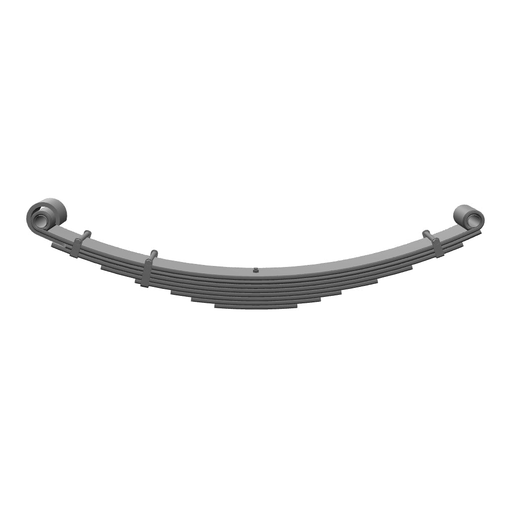 Isuzu & GMC NRR, W5 Rear Leaf Spring - 8 Leaves 3 Pads - 56-187 ...