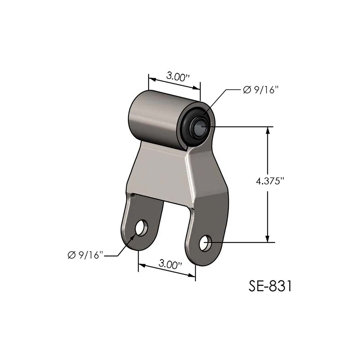 Chevy & GMC Rear Leaf Spring Shackle SE-831 | Spring Works