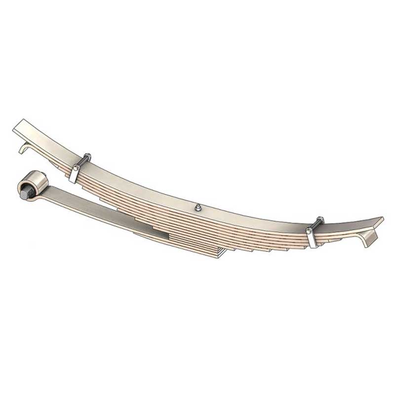 International & GMC Rear Leaf Spring - 8 Leaves 3 Pads - 55-1211 ...