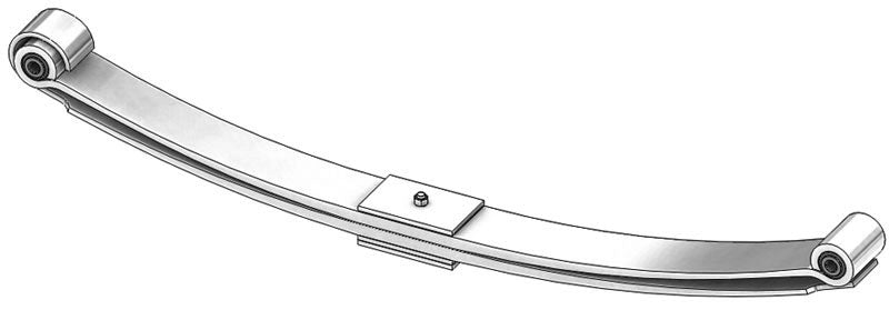 Navistar International Front Leaf Spring -2 Leaves 3 Pad- 55-1240 ...