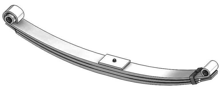 Kenworth Front Leaf Spring - 3 Leaves 1 Pad - 59-512 – Spring Works