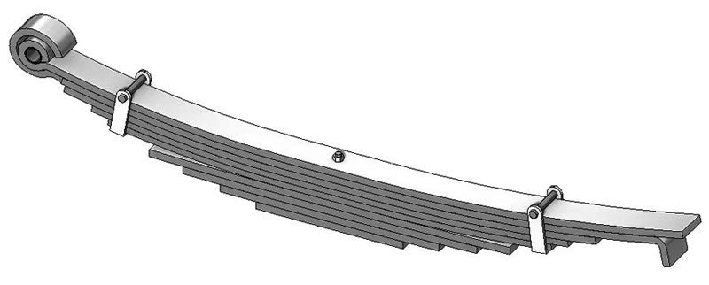 Freightliner C2, M2 & S2 Rear Leaf Spring - 7 Leaves - 46-1317 – Spring ...