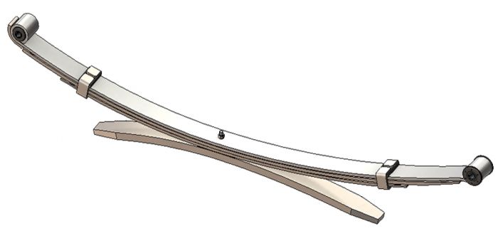 Toyota Tacoma And Prerunner Heavy Duty Rear Leaf Spring 90-237HD ...