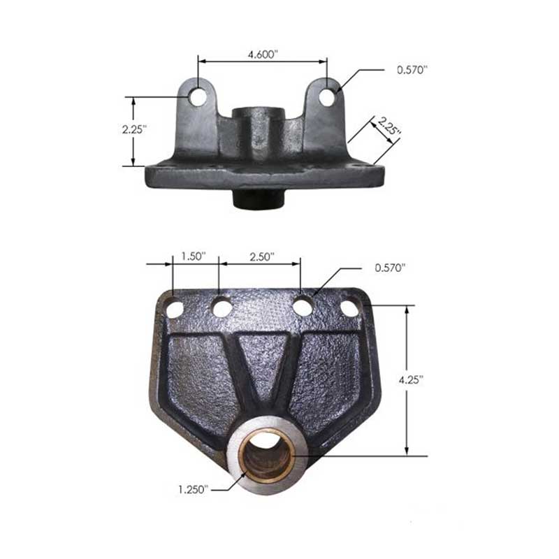 International Front Leaf Spring Hanger SB-738 | Spring Works