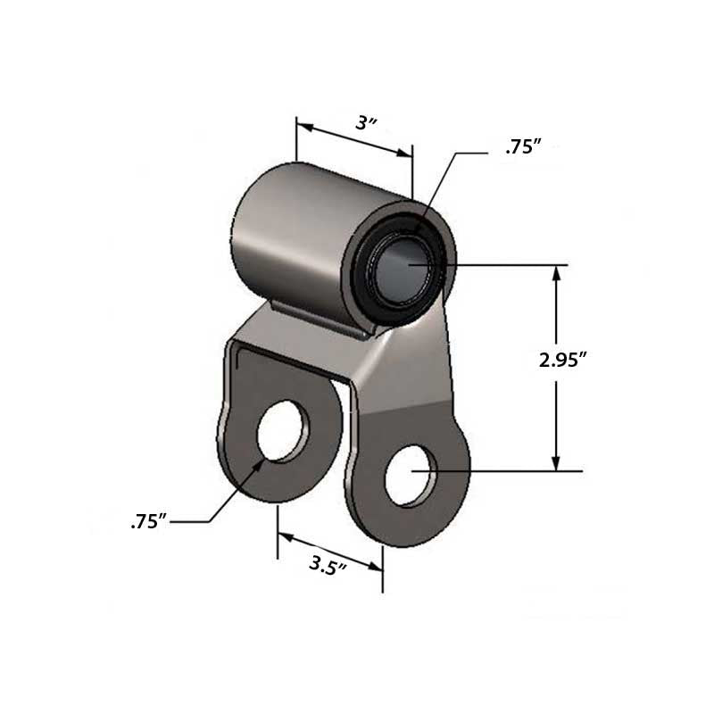 Freightliner Front & Rear Leaf Spring Shackle SFL1004 | Spring Works