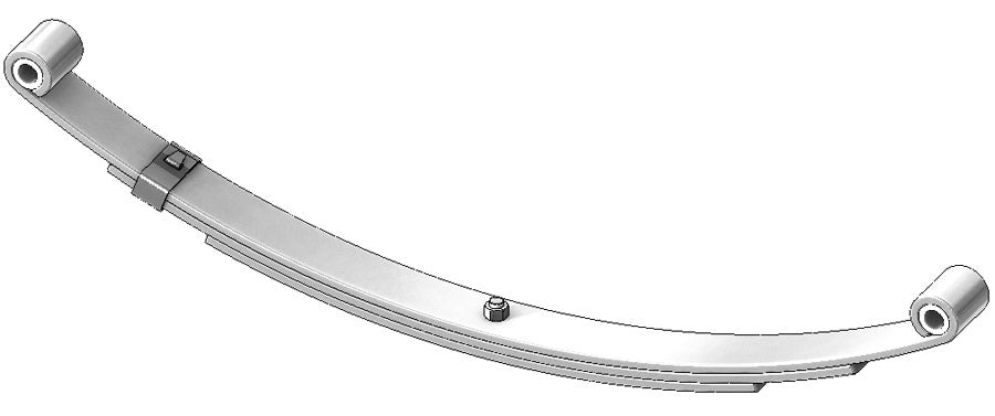29-3/4" Trailer Leaf Spring | Double Eye | 3 Leaves | 4342-5 – Spring Works