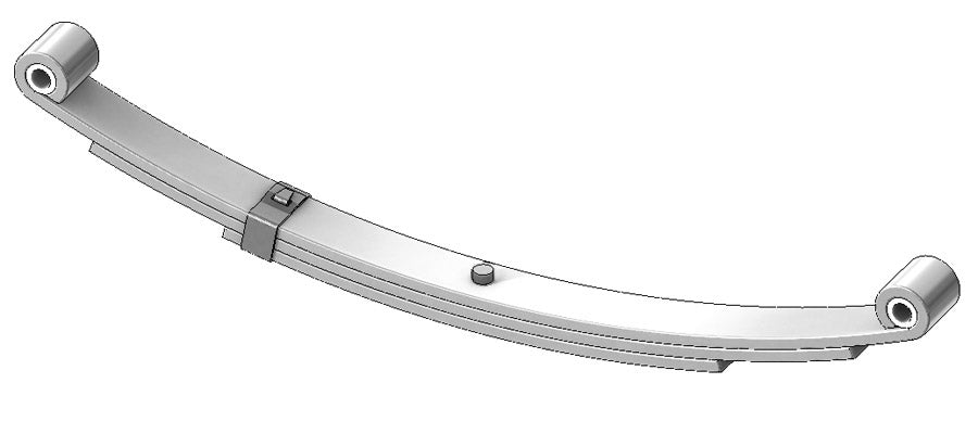 26" Trailer Leaf Spring | Double Eye | 3 Leaves | AS-3 – Spring Works