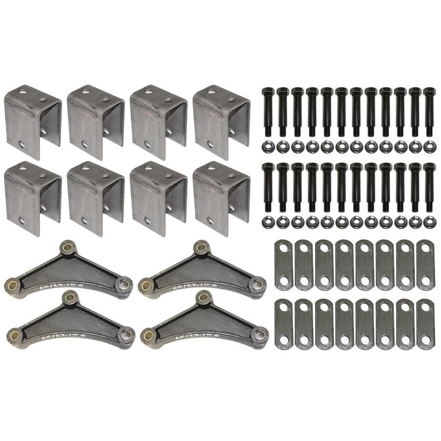 Triple Axle Trailer Hanger Kit | 1-3/4" Double Eye Spring | 4101A ...